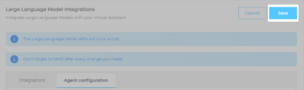 Agent Configuration: Select Agent(s) and LLM Model, and Set Temperature ...
